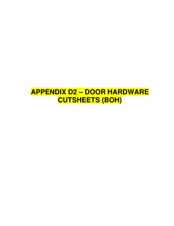 Dormakaba Door Hardware Catalogue | PDF | Door | Screw
