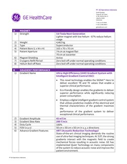 Product Specifications Signa Hero (Mri 3.0tesla) Premium Edition ...