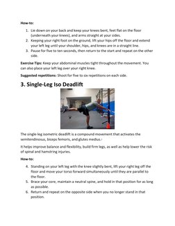 Top 5 Isometric Hamstring Exercises | PDF | Strength Training | Knee