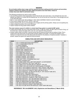 Army Demolition Card GTA 05-10-033 | PDF