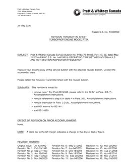PT6A Engine Overhaul & Inspection Guide | PDF | Engines | Aviation
