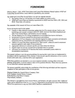 AIAG Control Plan Reference Manual 2024 | PDF | Supply Chain ...