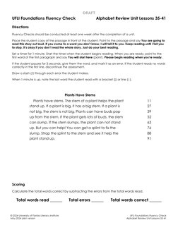 UFLI 2nd Grade Fluency Checks Guide | PDF | Fenway Park | Linguistics