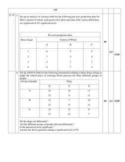 BCS301 Model Question Paper 2022 | PDF | Statistics | Statistical Models