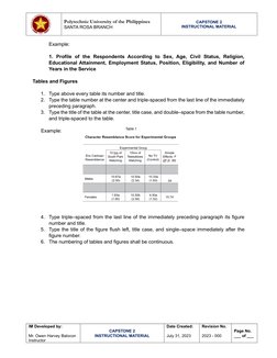 Chapter 4: Results and Discussion Guide | PDF | Data | Career & Growth