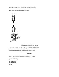 MSW Logo Commands for Drawing Shapes | PDF | Yellow | Color