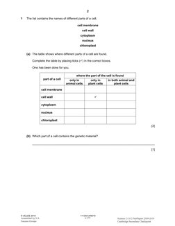 Science Lower Secondary Past Paper Exams P1 and P2 | PDF