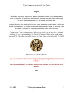 Caesar III Augustus 4.0 User Guide | PDF | Computer File | Keyboard ...