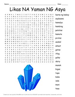 Tagalog Word Search Puzzle for Kids | PDF | Puzzles | Word Puzzles