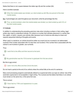 Numbers in Legal Writing Guidelines | PDF | Percentage | Citation