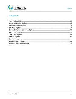 Jogbox Controls for CMM Systems | PDF | Rotation | Manufactured Goods