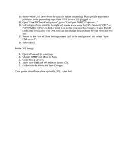 MX4SIO Setup Guide for OPL v1.2.0 | PDF | Usb Flash Drive | Computer File