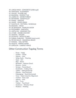 Filipino Construction Terminology Guide | PDF | Truss | Framing ...