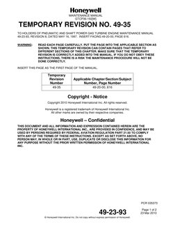 Maintenance Manual - GTCP36-150W | PDF | Copyright | Property Law