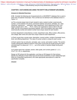 Solution Manual For Fundamentals of Database Systems 7th Edition Ramez Elmasri and Shamkant ...