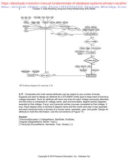 Solution Manual For Fundamentals of Database Systems 7th Edition Ramez ...