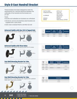 Wagner Handrail Bracket Specifications | PDF | Screw | Pipe (Fluid ...