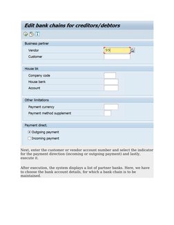 Configuring Bank Chains in SAP | PDF | Banks | Computing