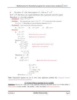 Remedial Mathematics: Solving Equations | PDF | Equations | System Of ...