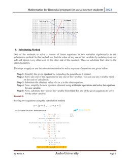 Remedial Mathematics: Solving Equations | PDF | Equations | System Of ...