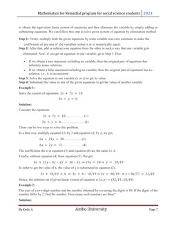 Remedial Mathematics: Solving Equations | PDF | Equations | System Of ...
