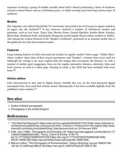 Club International Magazine Overview | PDF | Erotica | Magazines