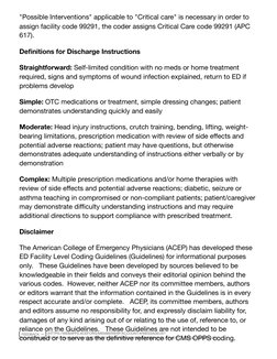 ED Facility Coding Guidelines 2023 | PDF | Emergency Department | Hospital