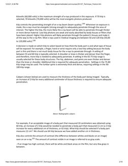 KVP and MAS in Radiographic Technique | PDF | Radiography | X Ray