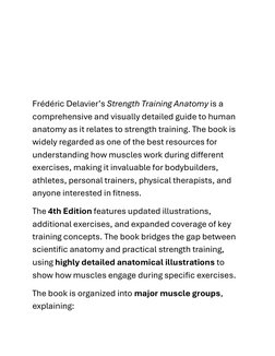 Strength Training Anatomy 4th Edition PDF | PDF | Strength Training ...