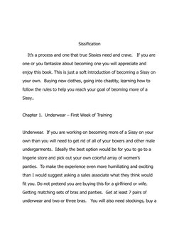 Single Man's Sissification Guide | PDF | Clothing | Aesthetics