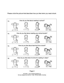 Garfield Reading Attitudes Survey | PDF