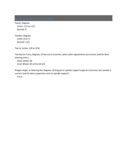 1955 Chevy 235 Engine Specifications | PDF | Distributor | Internal ...