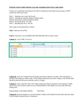Creating SIF for WPS Submission | PDF | Comma Separated Values | Salary
