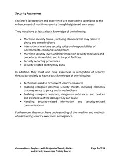 SDSD Training for Seafarers Overview | PDF | Piracy | Water Transport