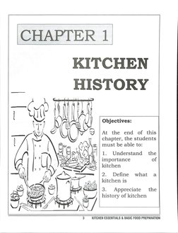 Kitchen Essentials and Basic Food Preparation | PDF