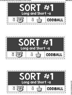 Within Word Pattern Word Sorts Guide | PDF | Notebook