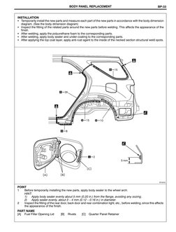 Quarter Panel Replacement Procedure | PDF | Car | Vehicles