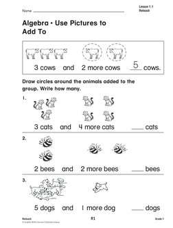 1st Grade GO Math Reteach Masters - PDF (PDFDrive) | PDF | Copyright ...