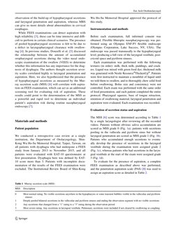 Murray Secretion Scale and Fiberoptic Endoscopic Evaluation of ...