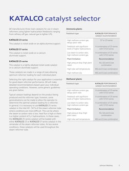 JM Steam Reforming Catalysts Product Brochure (c2019) | PDF | Methane ...