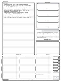MPMB 2024 D&D Character Sheet | PDF | Dungeons & Dragons