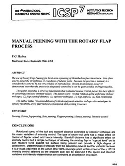 Rotary Flap Peening Process Guide | PDF | Drill | Flap (Aeronautics)