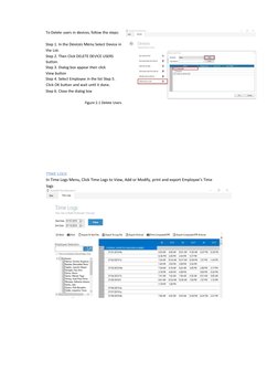 Touchlink Time Recorder 3 User Manual | PDF | Point And Click | Menu ...