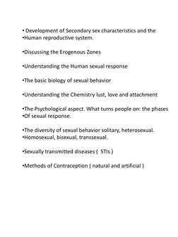 Understanding The Sexual Self Pdf Sexual Arousal Human Sexuality
