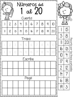 Actividades de Números del 1 al 20 | PDF