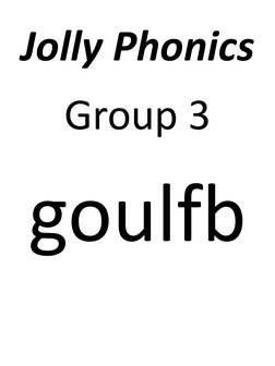 Jolly Phonics Group 3 Worksheets | PDF | Language Arts & Discipline