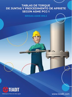 Tabelas de Torque de Juntas ASME B16.5 - ESP | PDF | Ingeniería mecánica