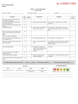 Crla Grade 3 Reading Materials English | PDF