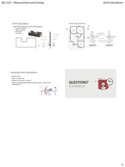 Girth Calculations in Quantity Surveying | PDF | Length | Building ...