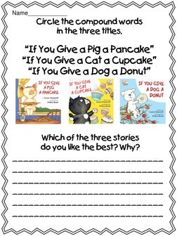 Compound Words in Pancake Stories | PDF